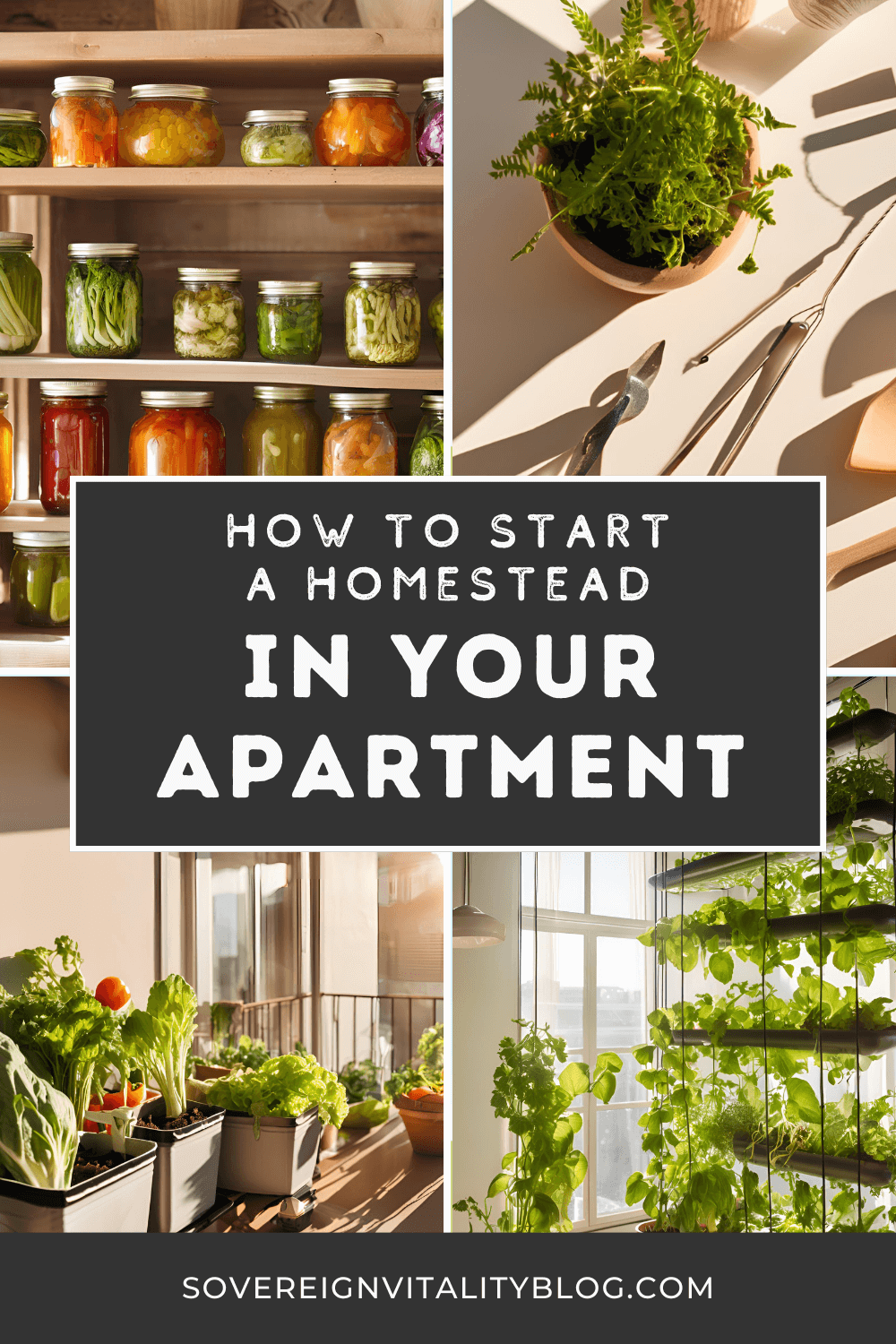 How to Homestead in an Apartment Without a Backyard