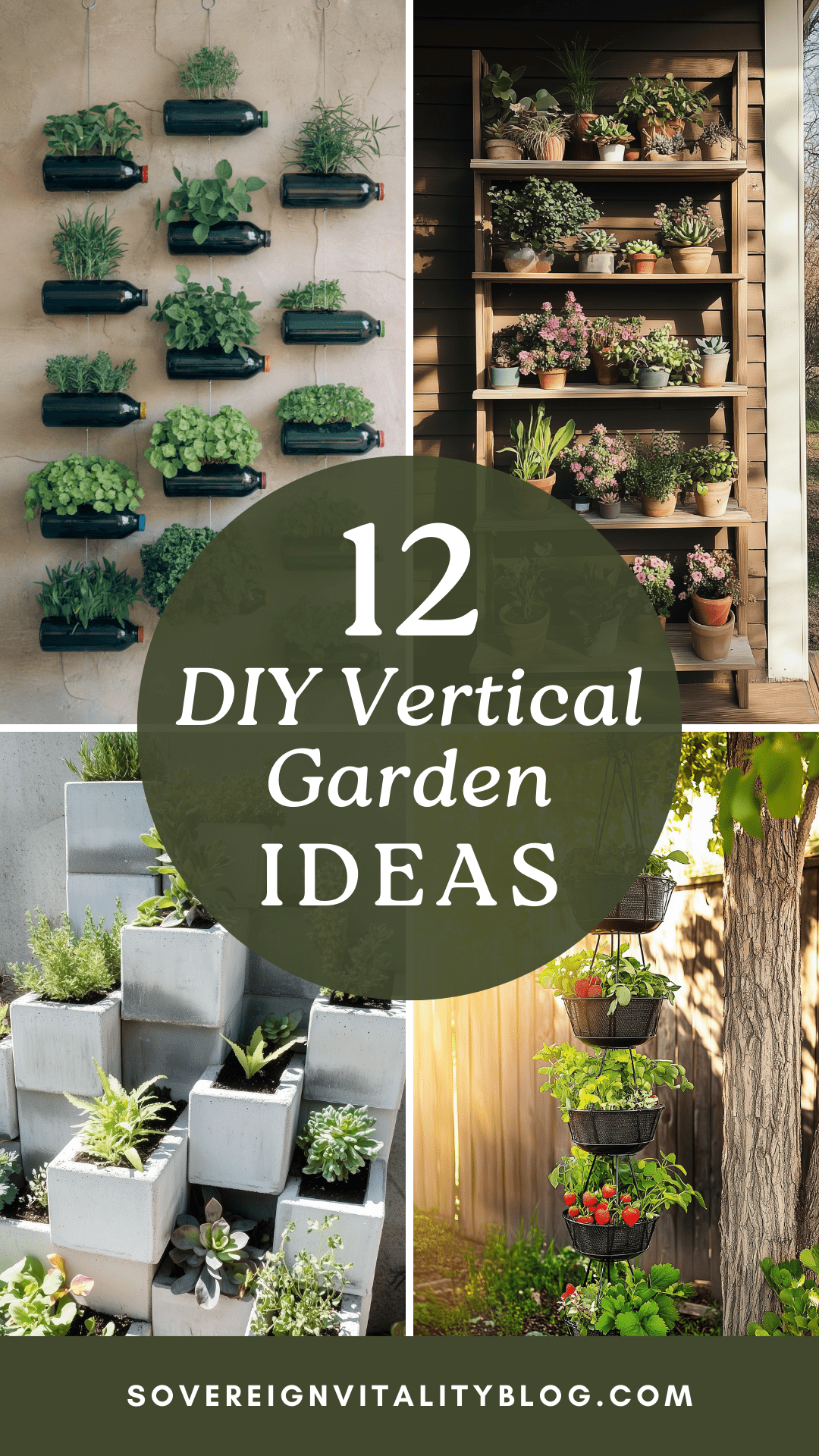 12 DIY Vertical Garden Ideas for Your Backyard Homestead - Sovereign ...